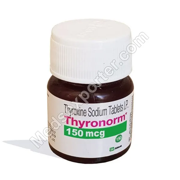 Thyronorm 150 mcg Tablet | Thyroxine Sodium Supplier | Uses | Works | Dose