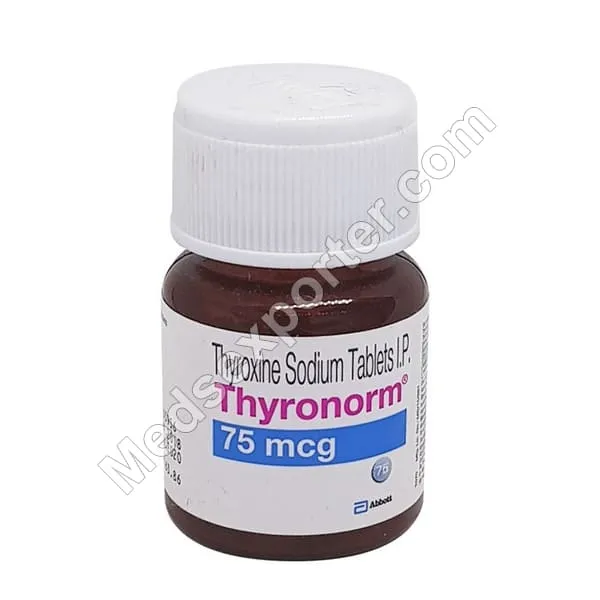 Thyronorm 75 Mcg Wholesale Manage Hypothyroidism Exporter Medsexporter